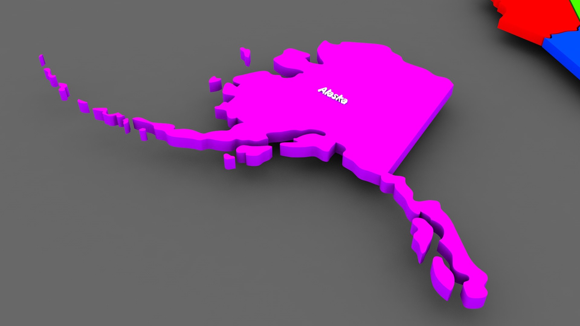 3D United States Political Map - TurboSquid 2073798