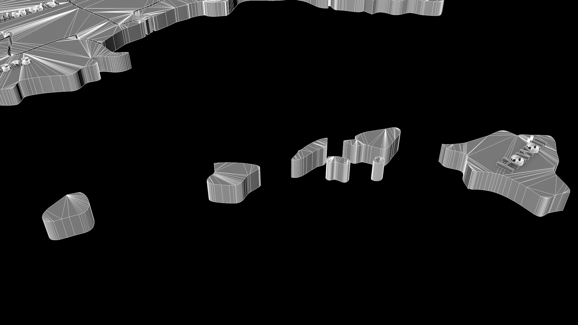 3D United States Political Map - TurboSquid 2073798