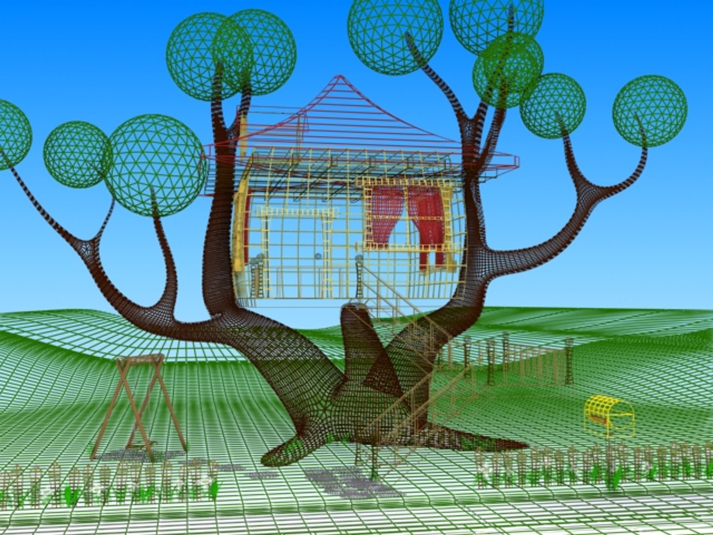 3d Model Treehouse