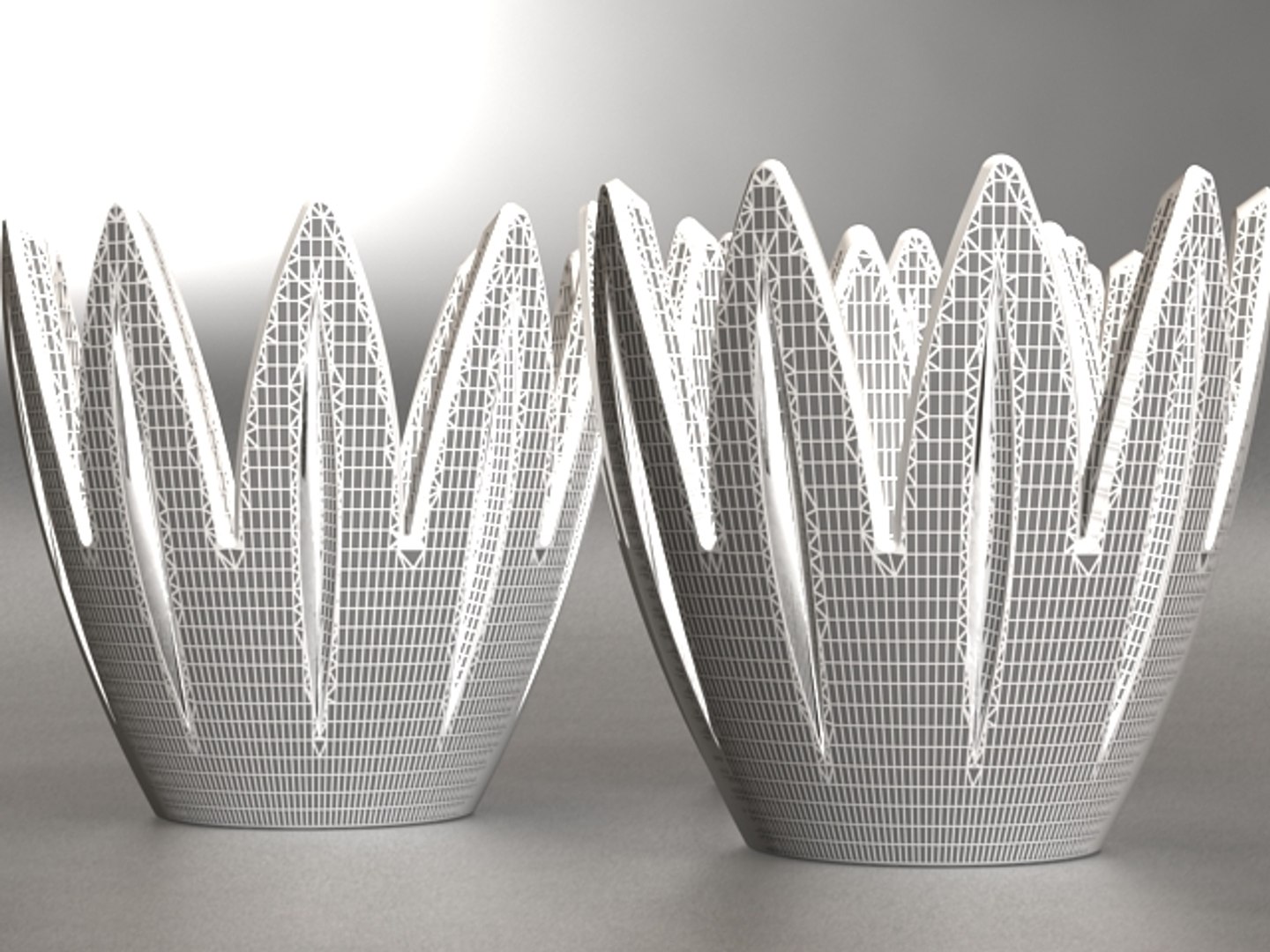 Maya Tulip Crystal Candelite Holder