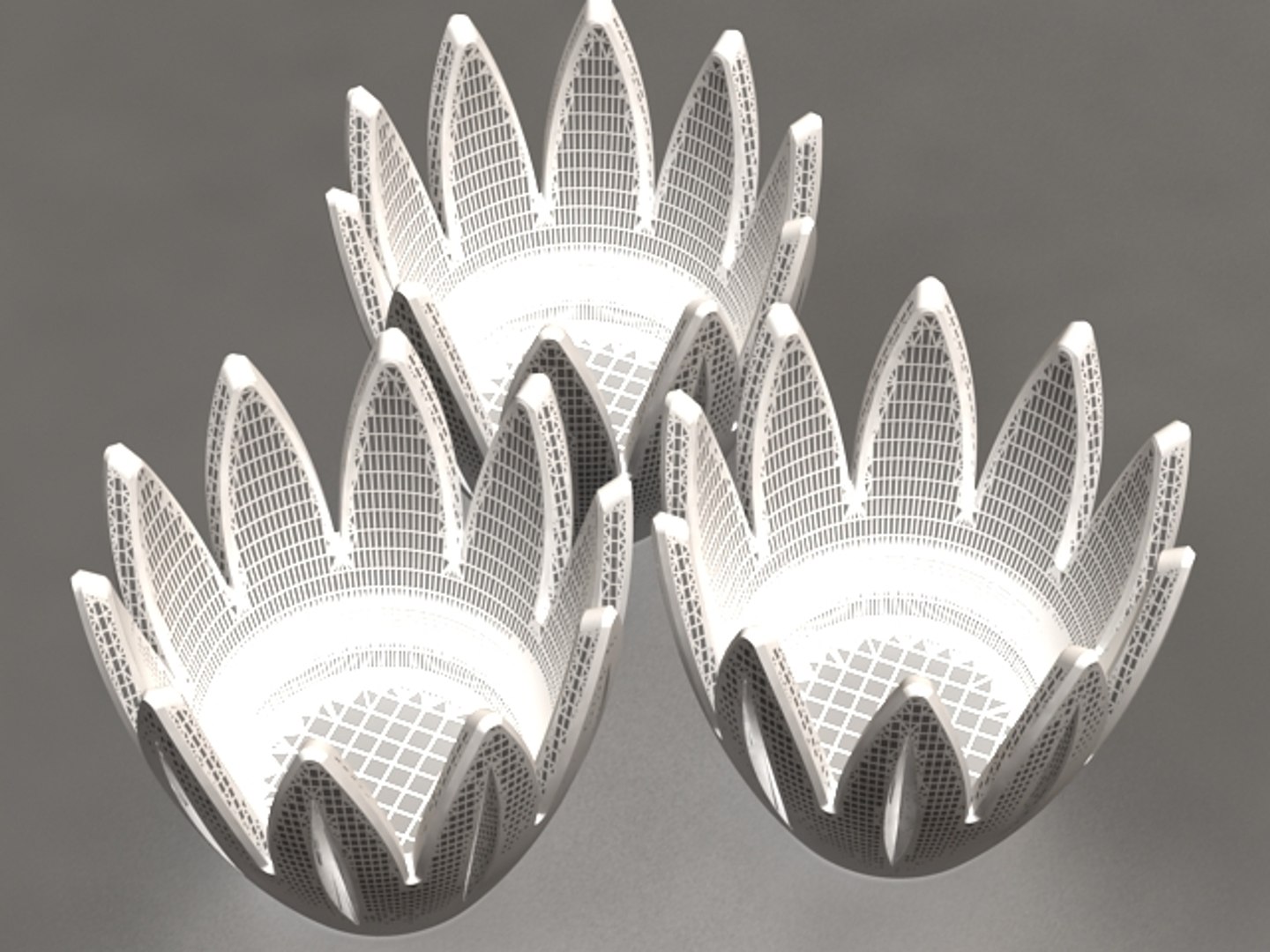 Maya Tulip Crystal Candelite Holder