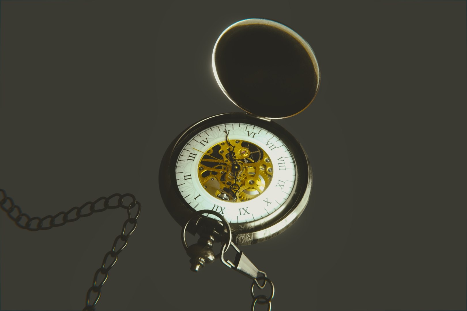 3D Clockwork Pocket Watches Model - TurboSquid 1470668