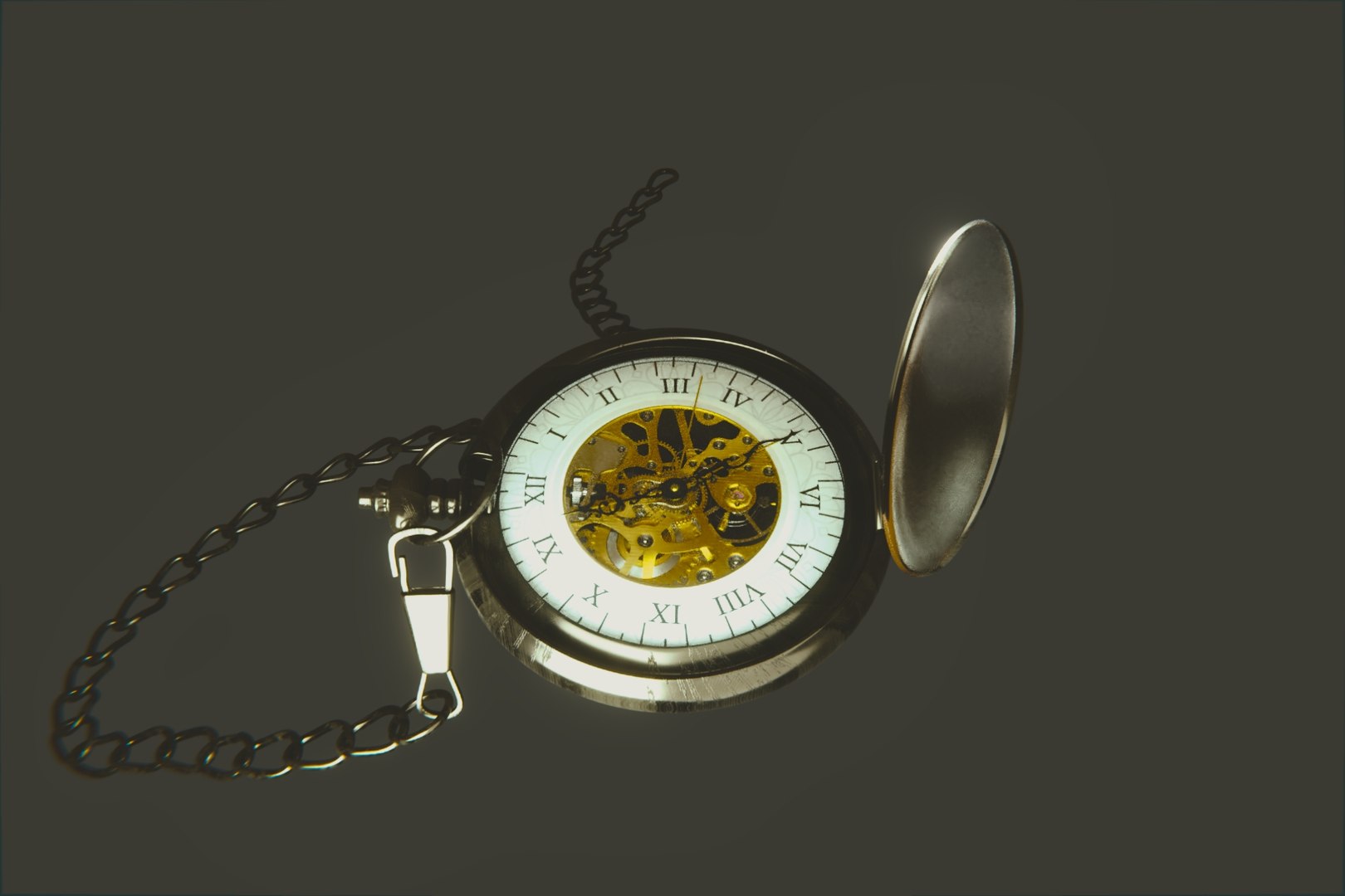3D clockwork pocket watches model - TurboSquid 1470668