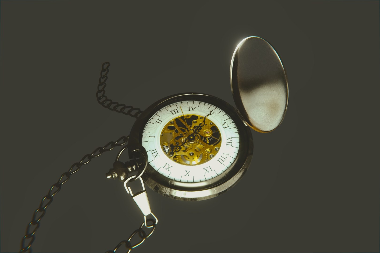 3D clockwork pocket watches model - TurboSquid 1470668