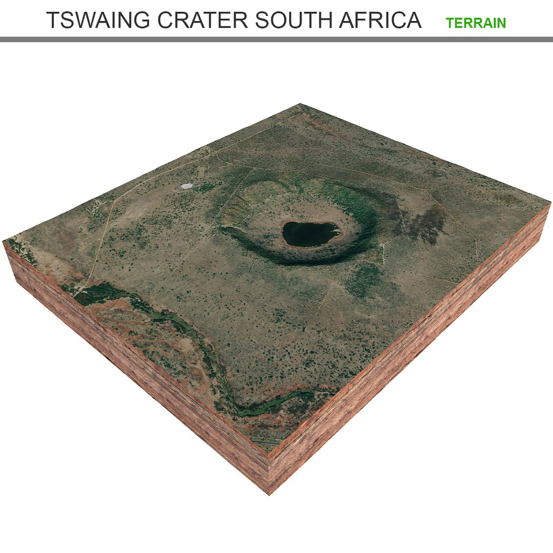 Tswaing Crater South Africa 3D Model - TurboSquid 2061913