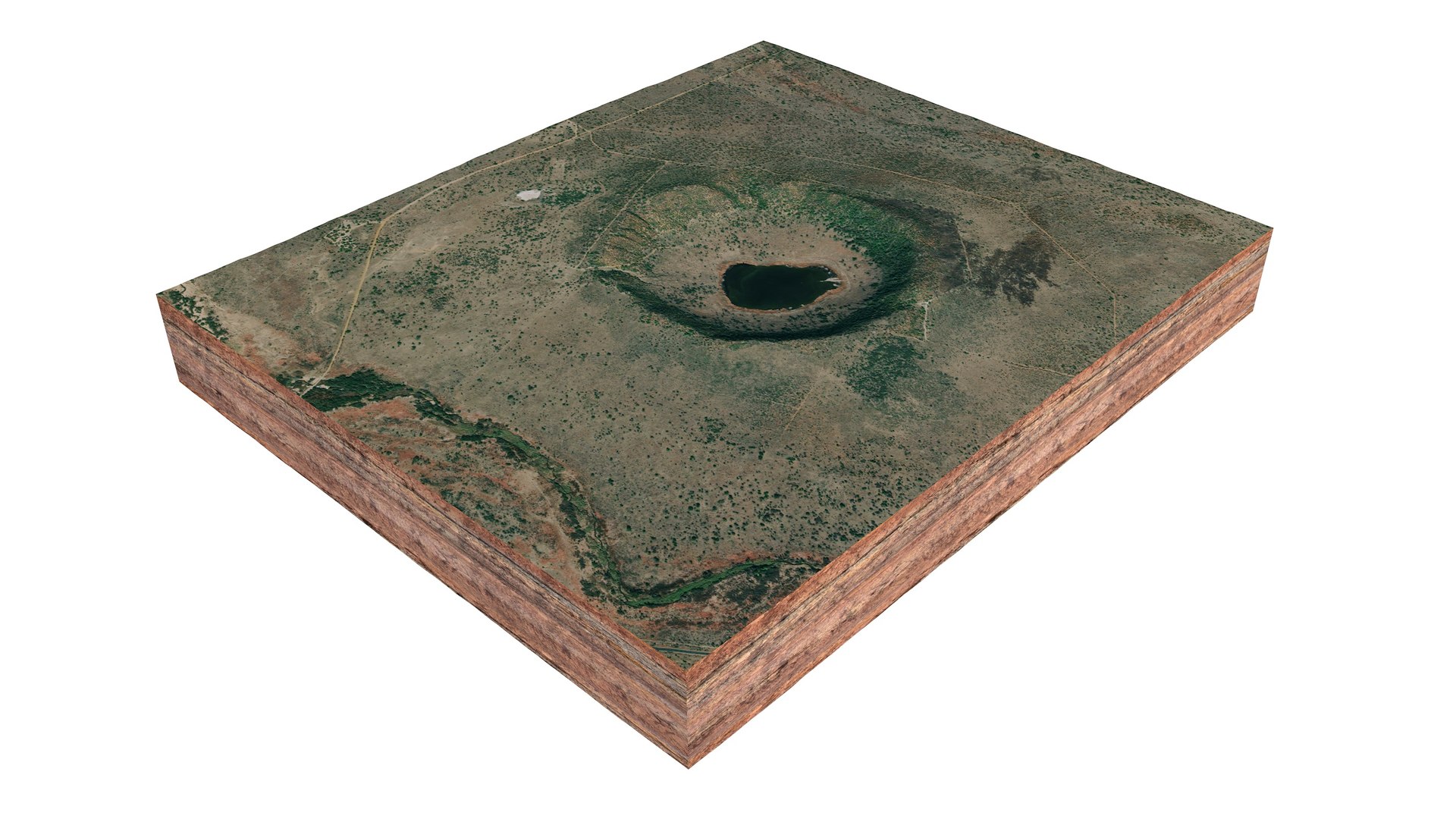 Tswaing Crater South Africa 3D Model - TurboSquid 2061913