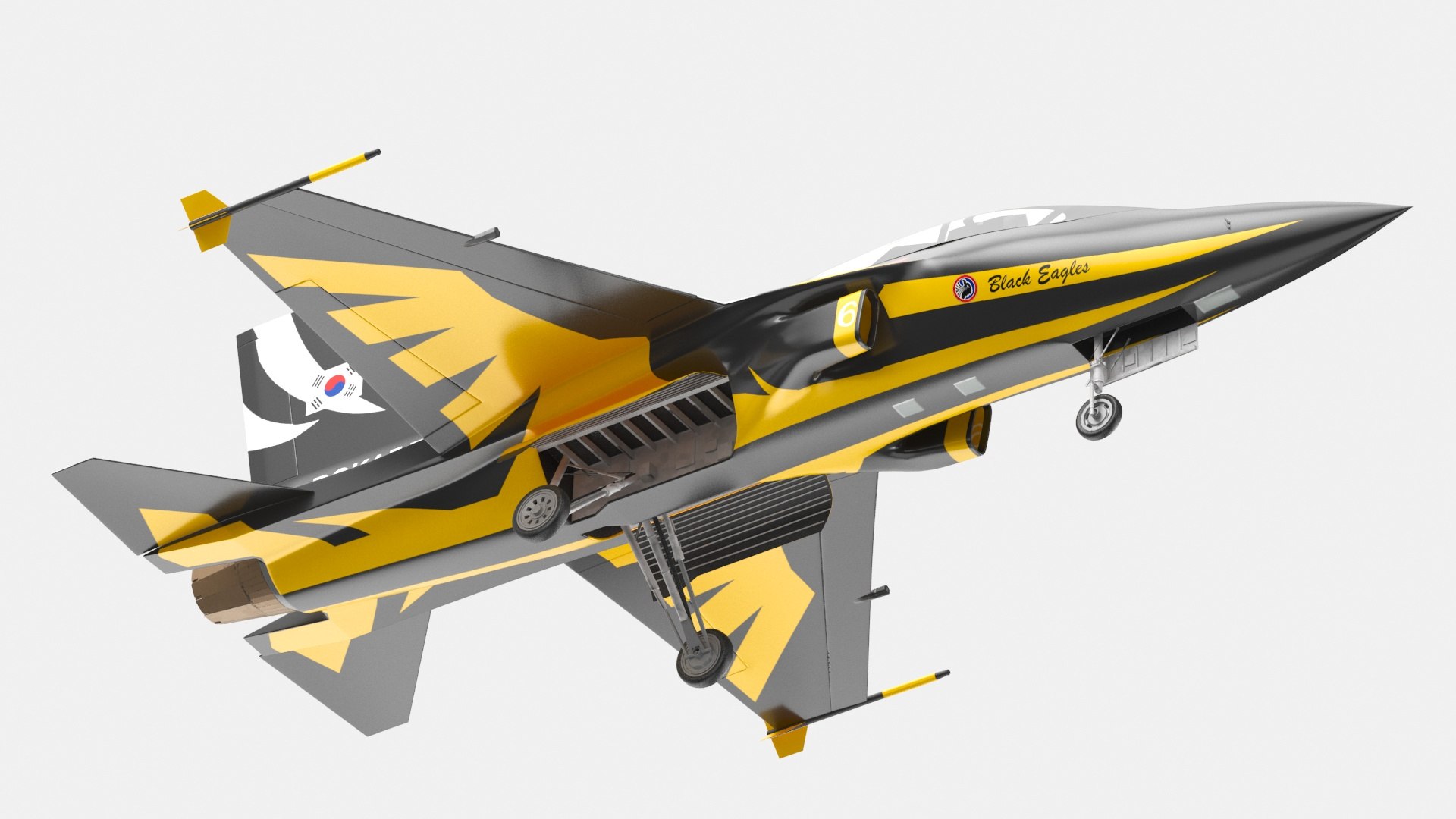 3D Aerobatics Black Eagles - TurboSquid 2235633