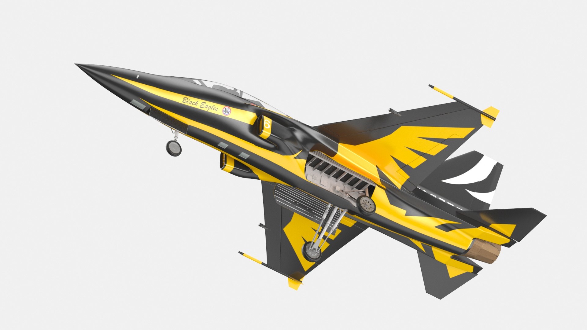 3D Aerobatics Black Eagles - TurboSquid 2235633