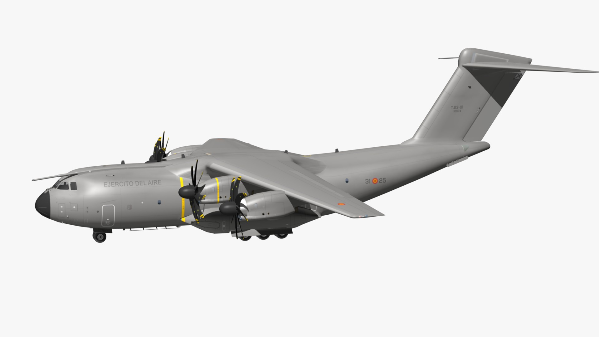 3D Model Airbus A400m Spanish Air Force - TurboSquid 1655650