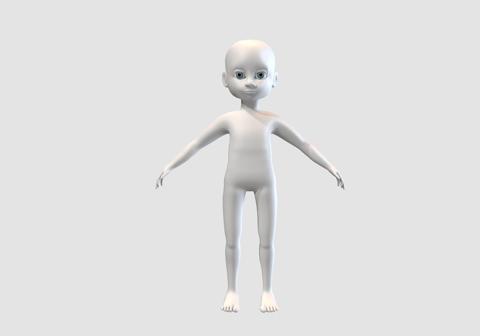 Male Child Body 3D - TurboSquid 1910336