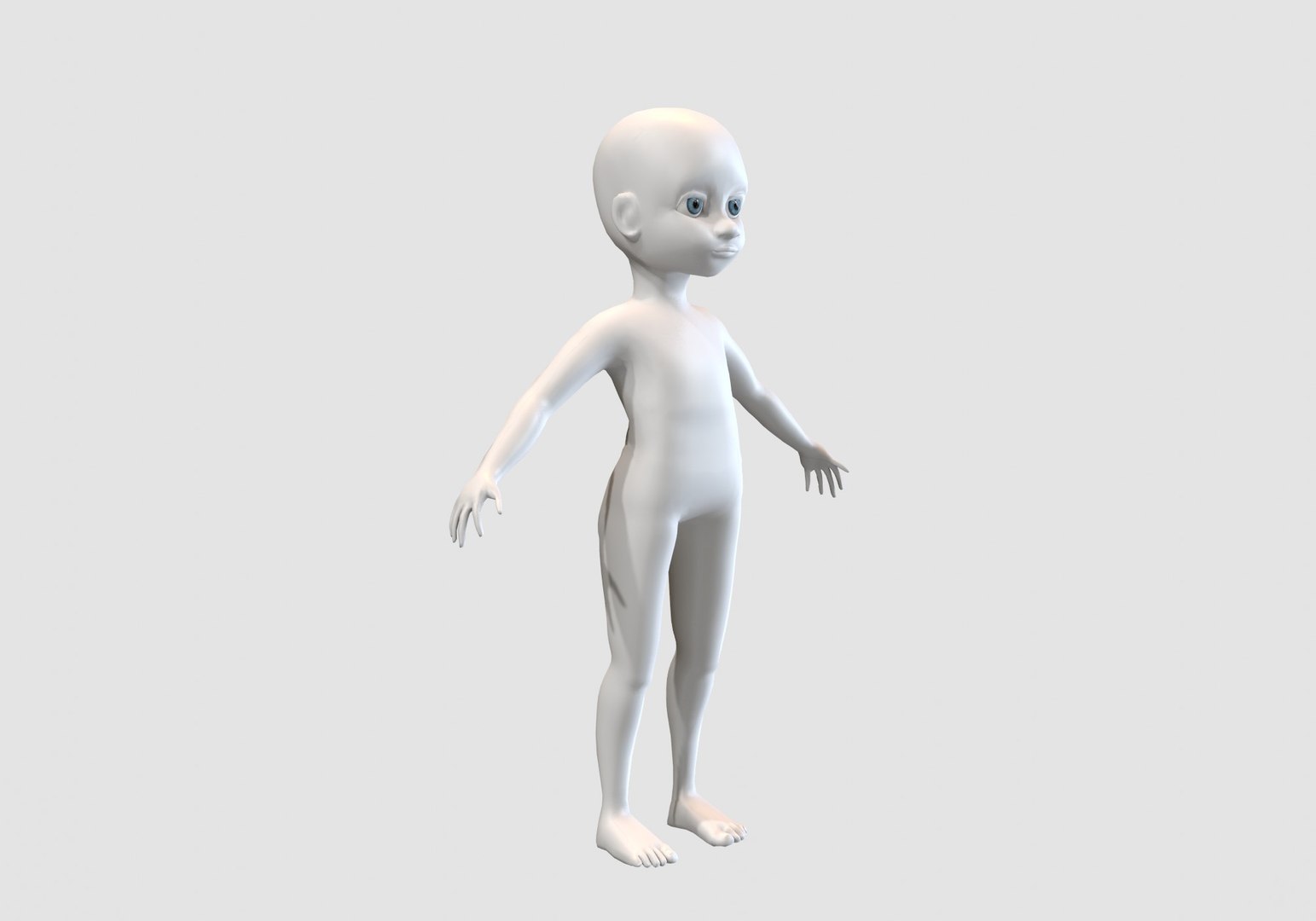 Male Child Body 3D - TurboSquid 1910336