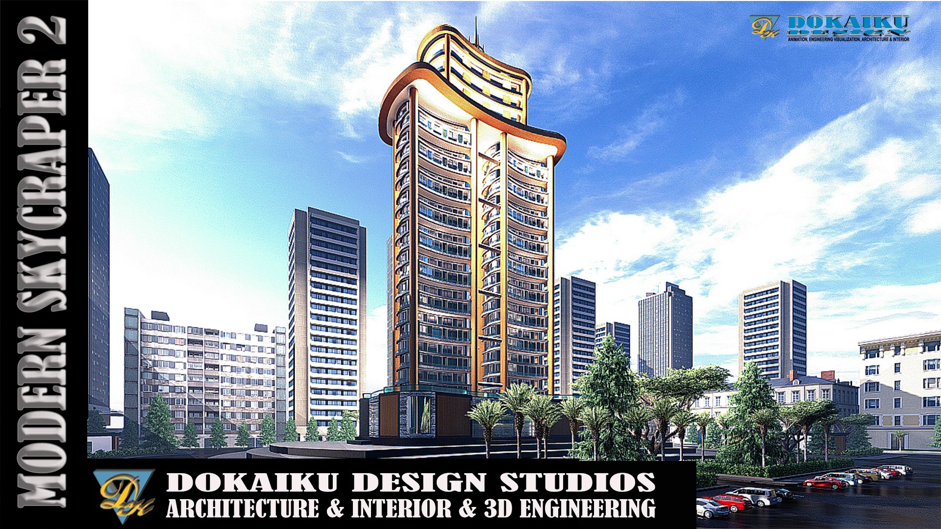 3D MODERN SKYCRAPER TYPE 2 Model - TurboSquid 1760079