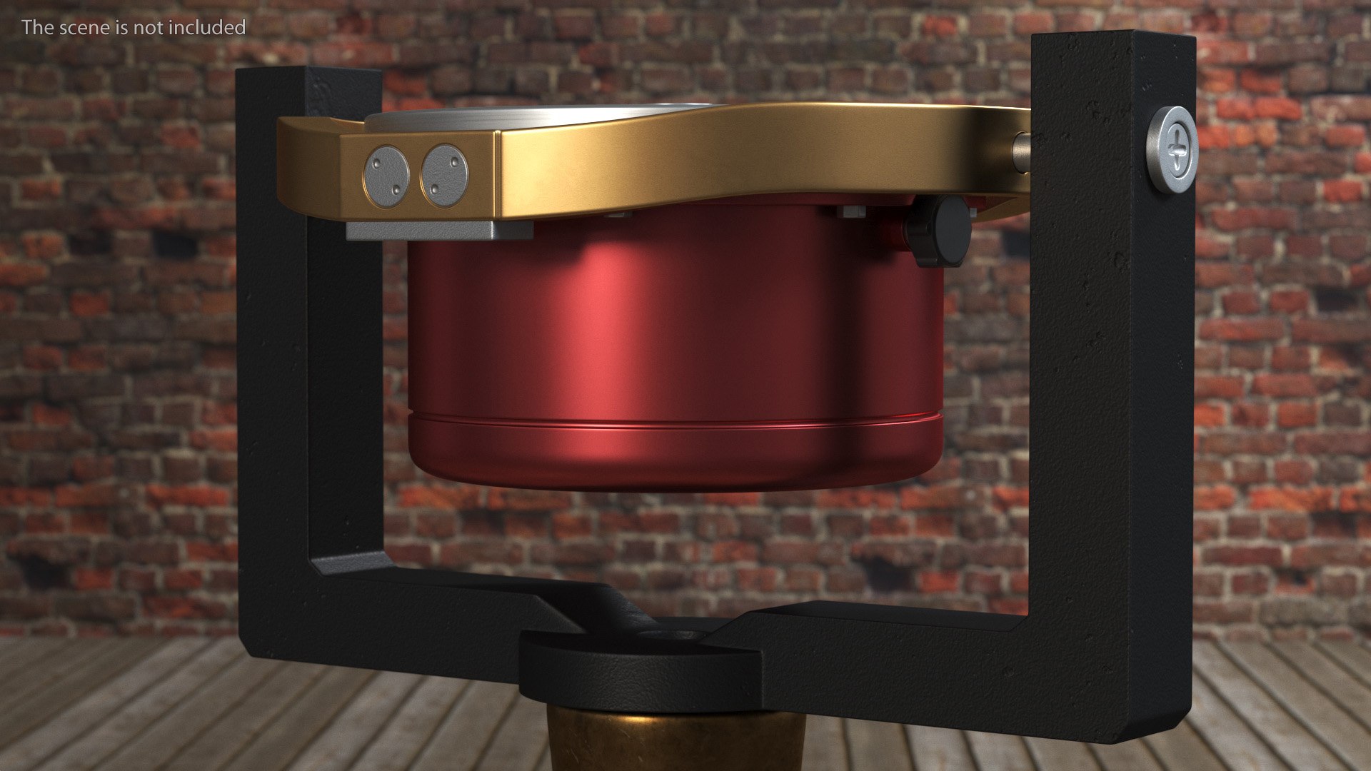 3D Red Marine Ship Compass - TurboSquid 1993741