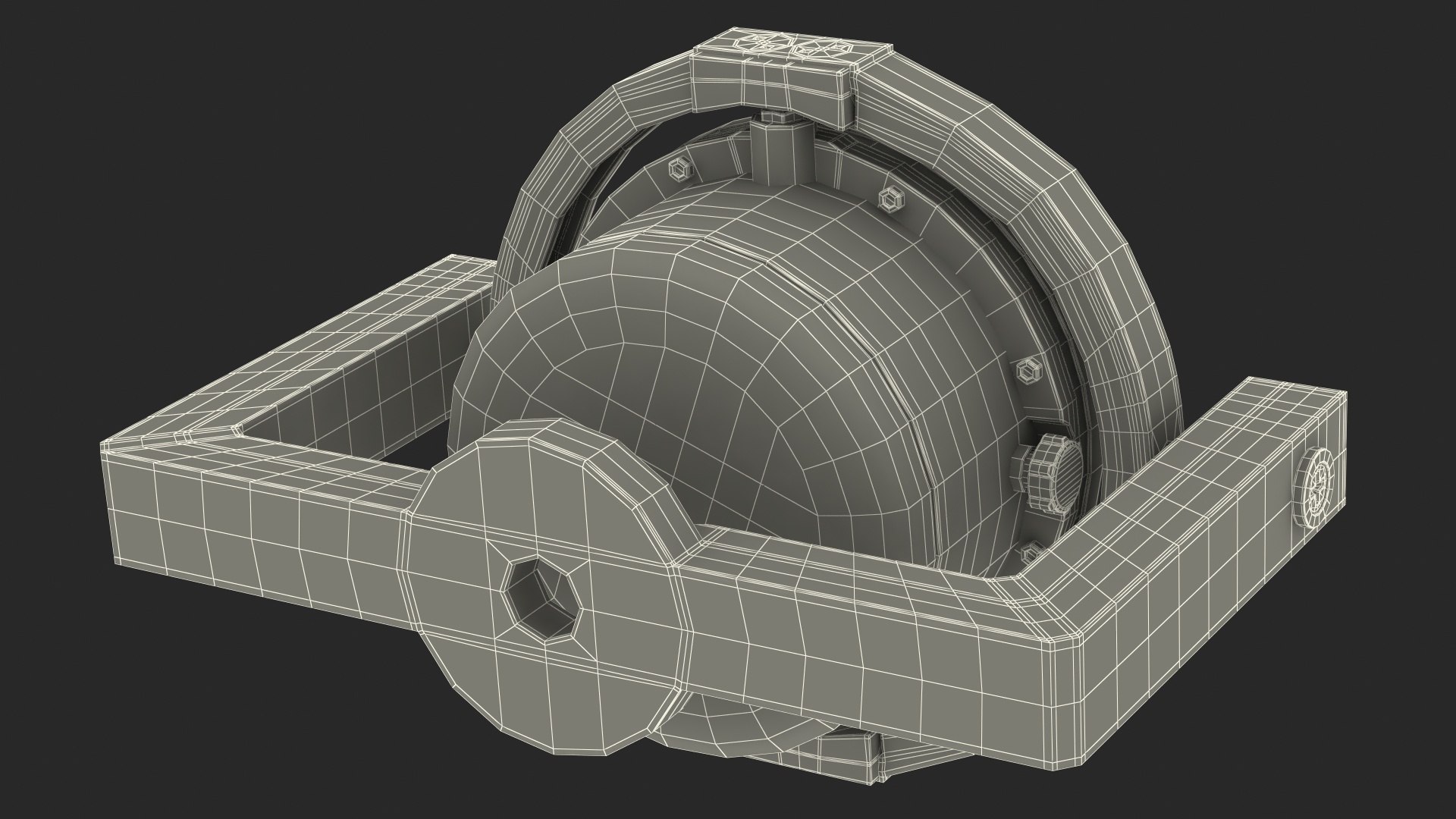 3D Red Marine Ship Compass - TurboSquid 1993741
