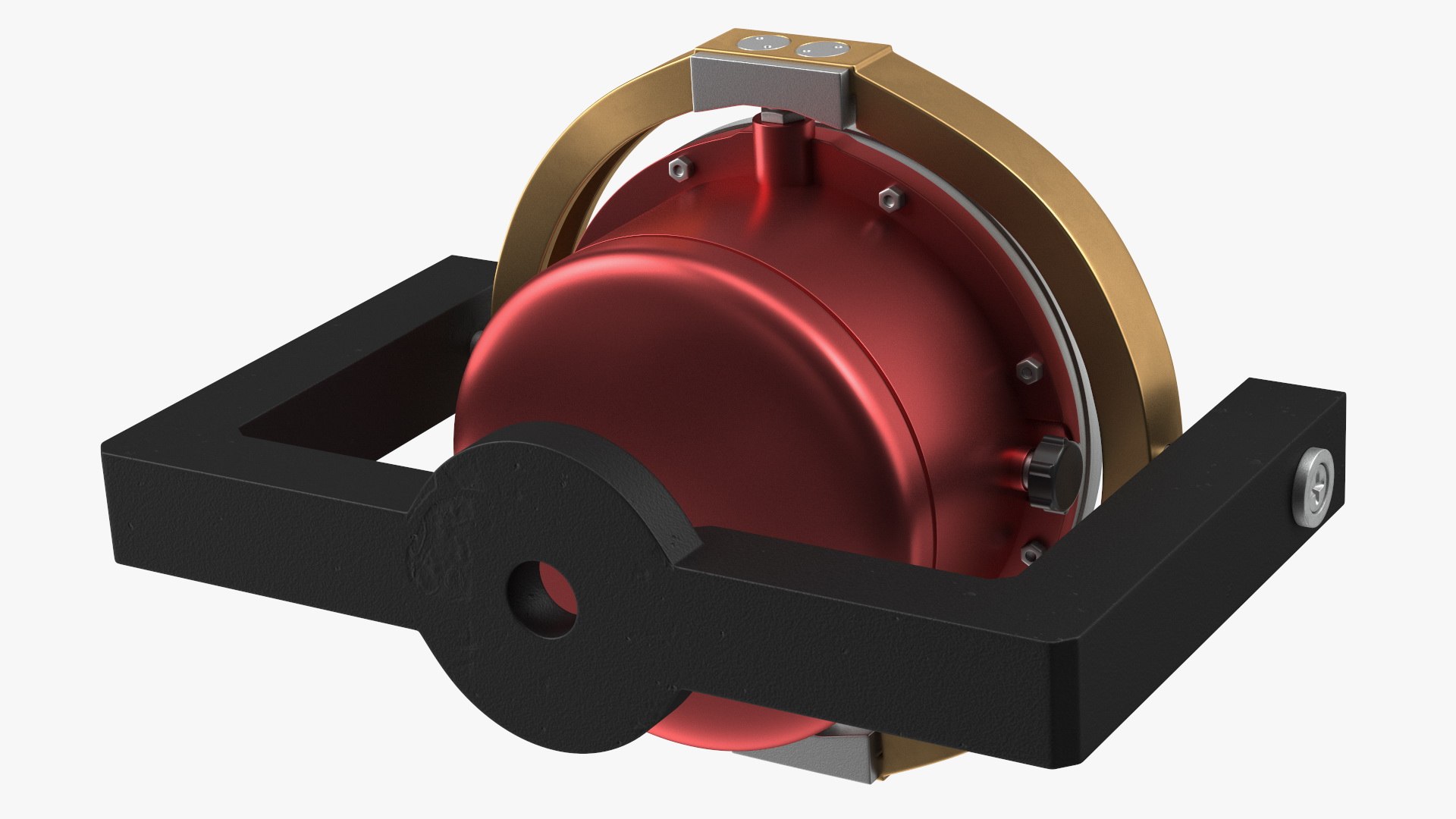 3D Red Marine Ship Compass - TurboSquid 1993741