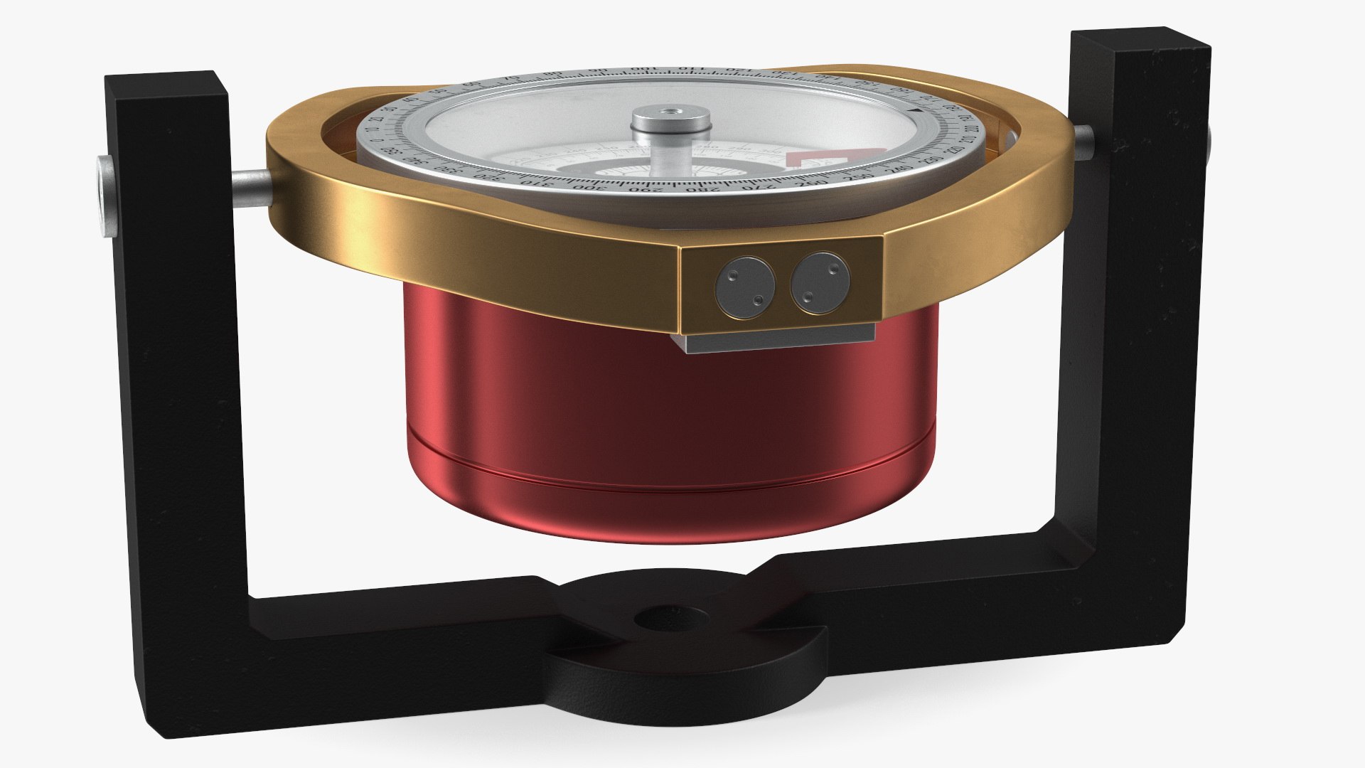 3D Red Marine Ship Compass - TurboSquid 1993741