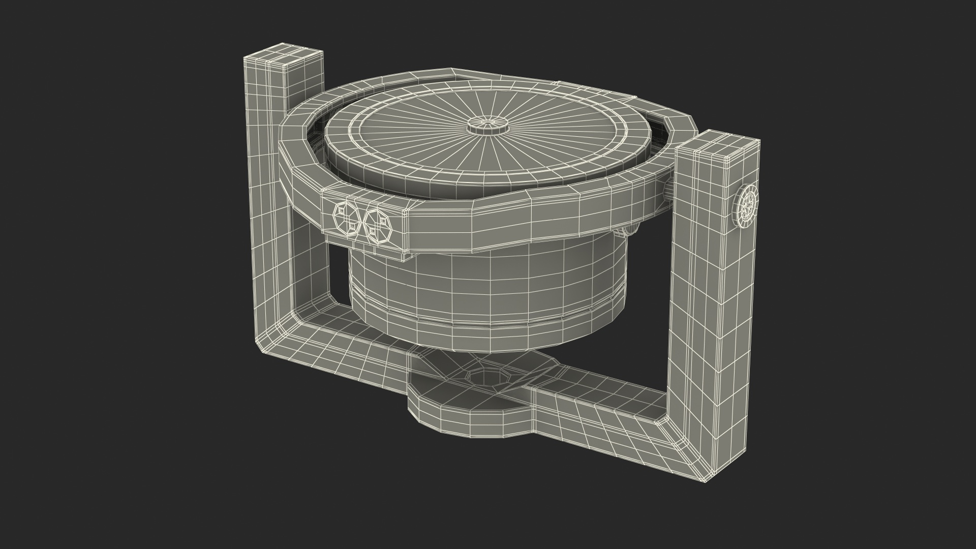 3D Red Marine Ship Compass - TurboSquid 1993741