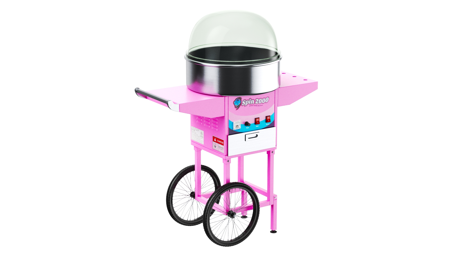 Detailed Cotton Candy Cart 3D Model - TurboSquid 2331730