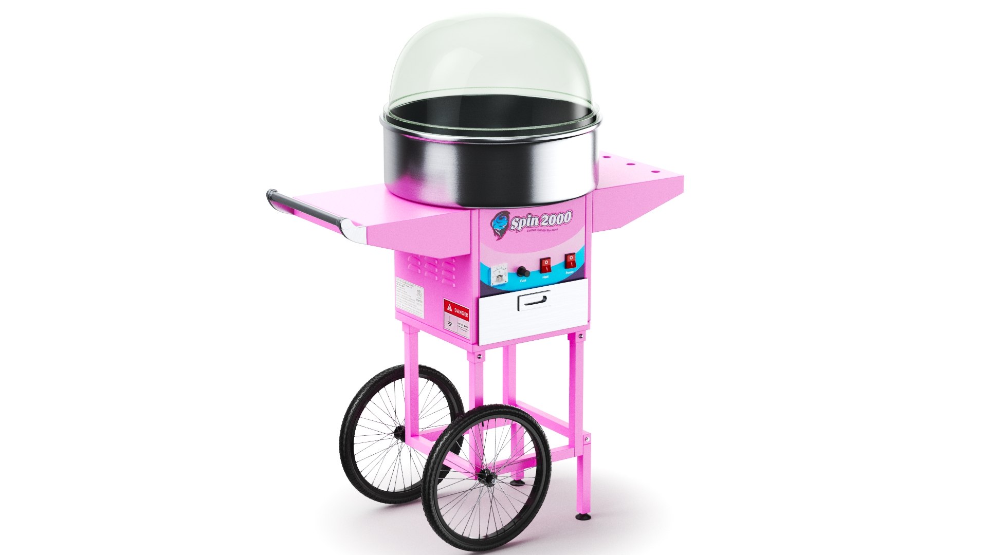 Detailed Cotton Candy Cart 3D Model - TurboSquid 2331730