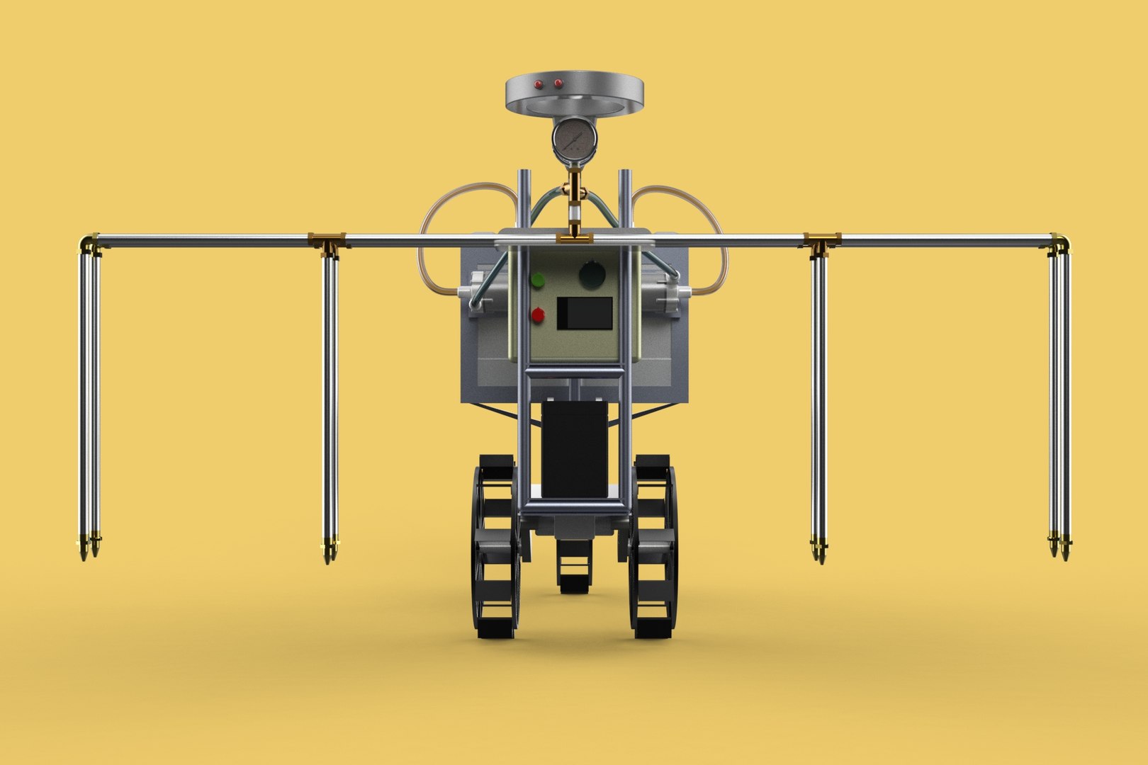 FARM SPRAYER AUTONOMOUS UNMANNED ROBOT FIELD TRACTOR AGRICULTURE Model ...