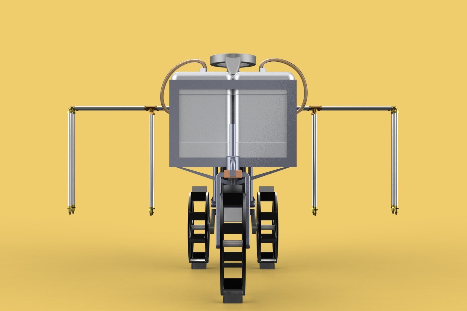 FARM SPRAYER AUTONOMOUS UNMANNED ROBOT FIELD TRACTOR AGRICULTURE Model ...