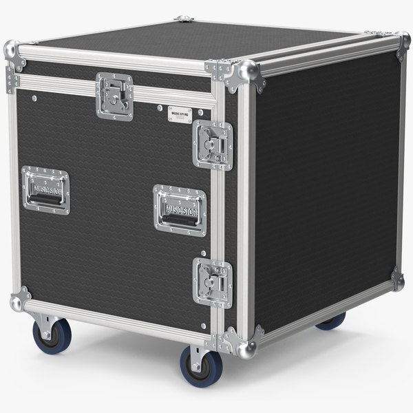 modelo 3d Flightcase de rack resistente con ruedas 52x48x48cm - TurboSquid 2056117