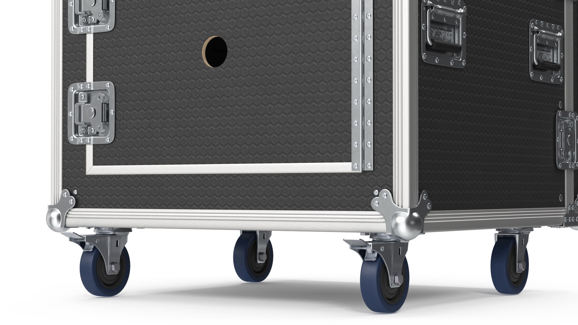 Heavy Duty Rack Flight Case With Wheels 52x48x48cm Model - TurboSquid ...