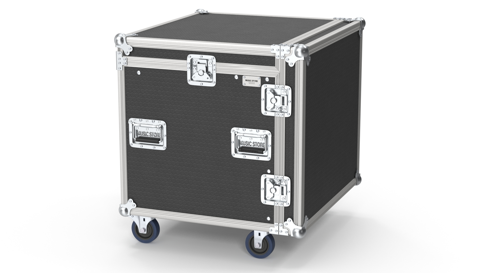 Heavy Duty Rack Flight Case With Wheels 52x48x48cm Model - TurboSquid ...