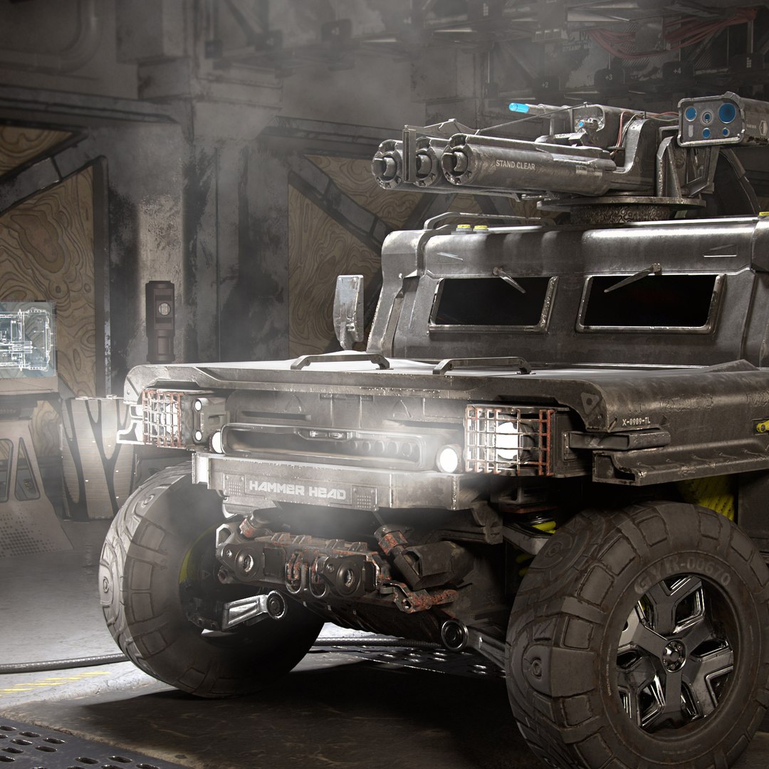 Hammerhead Truck 3D Model - TurboSquid 1476588