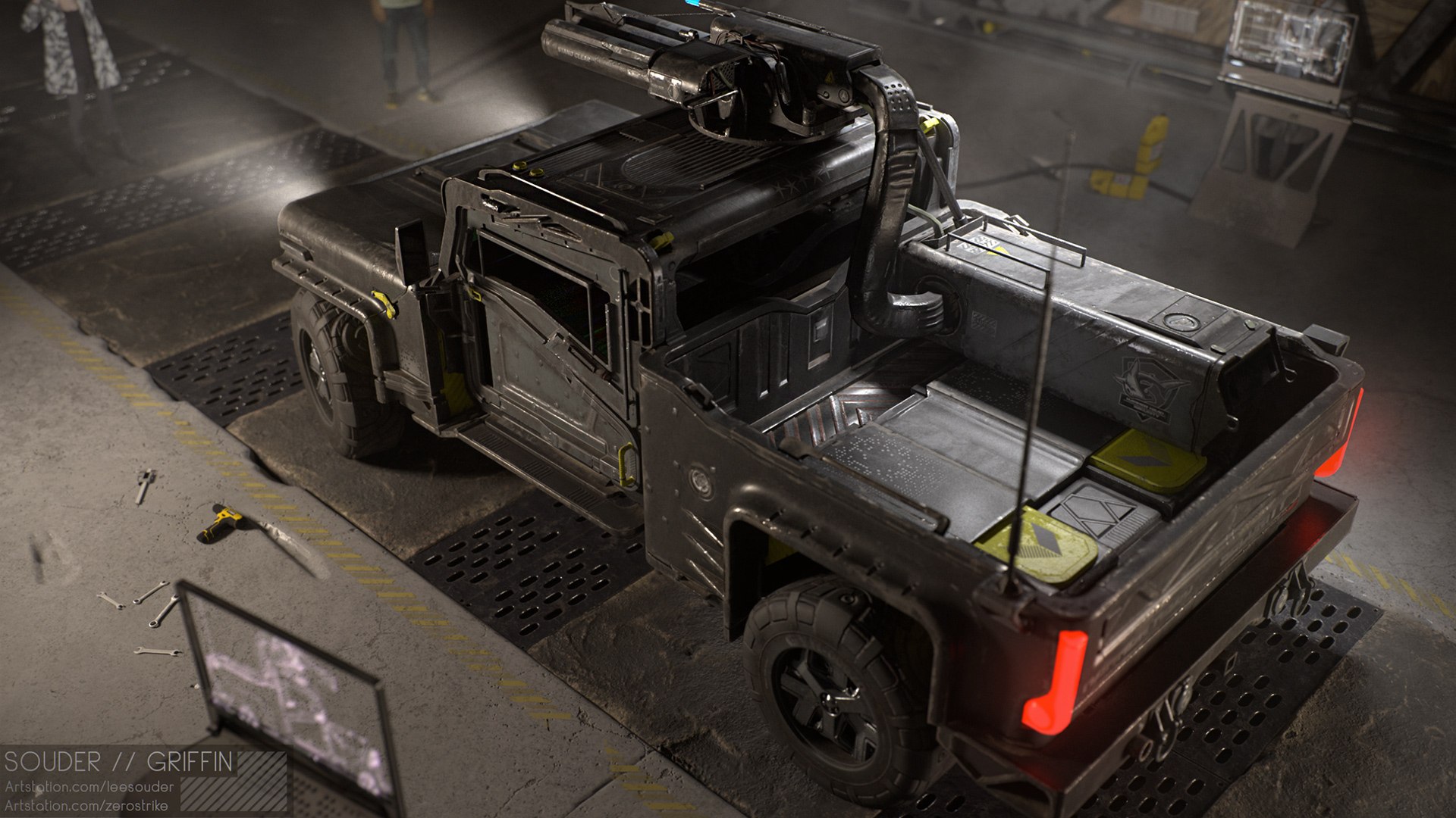 Hammerhead Truck 3D Model - TurboSquid 1476588