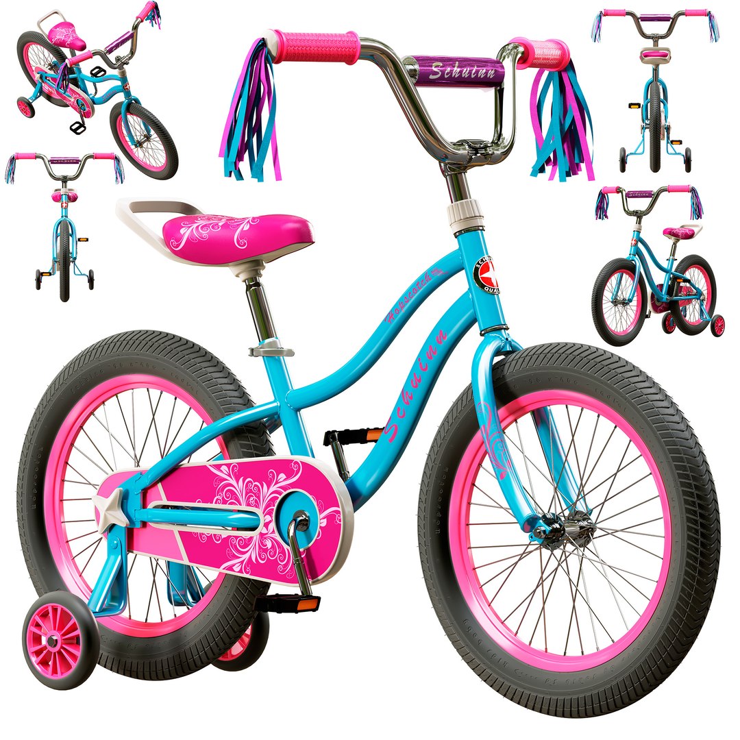 3D Schwinn Hopscotch Quick Build Kids Bicycle Model - TurboSquid 2136014
