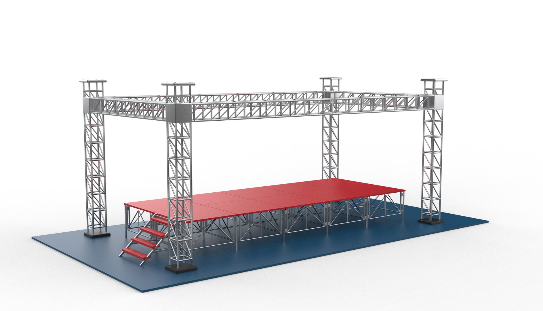 Rigging Stage 3D Model - TurboSquid 2398962