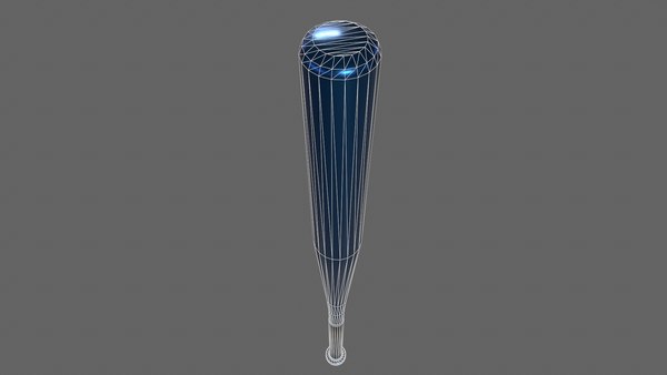 PBR Baseball Bat Blue 3D model - TurboSquid 1721171
