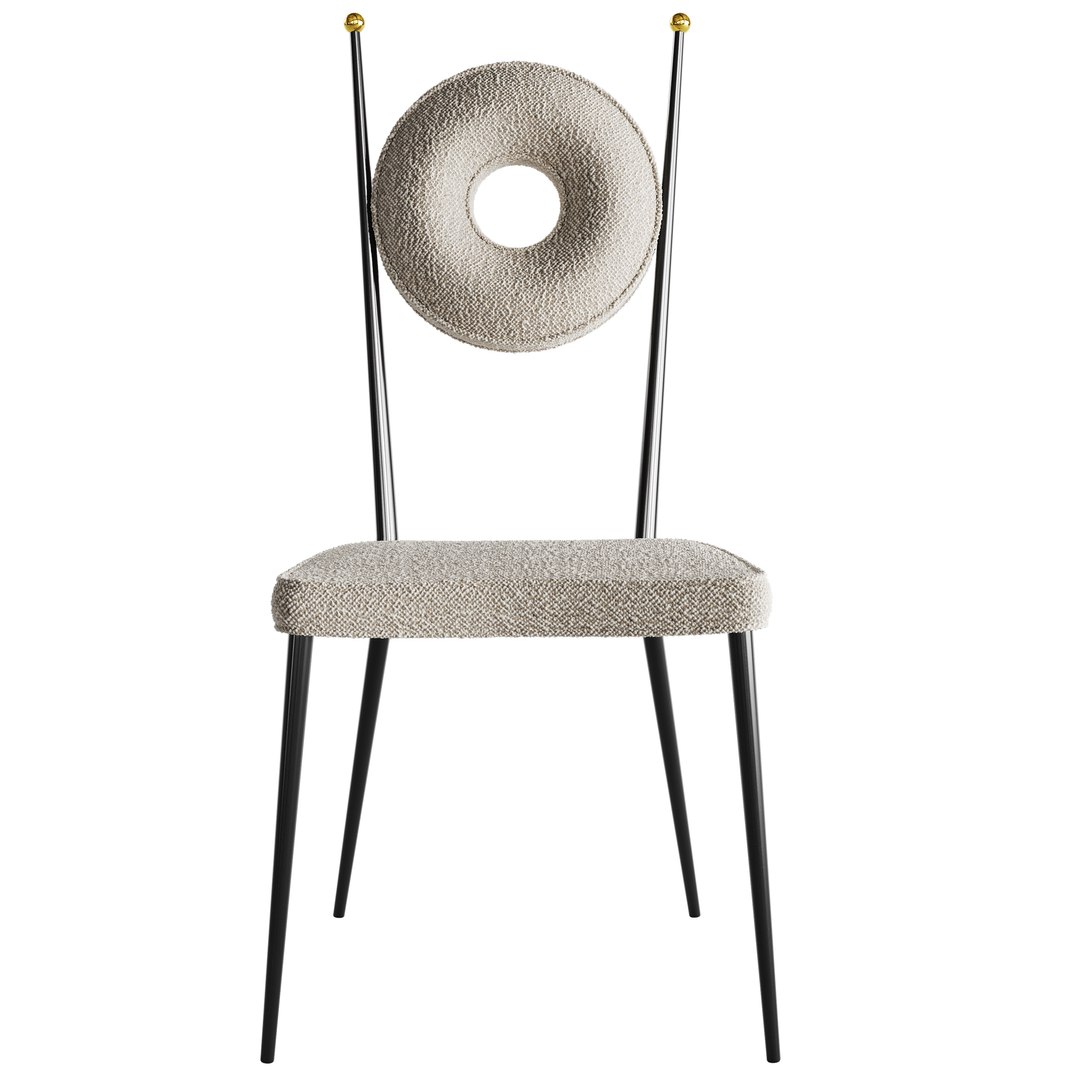 3D Jonathan Adler Rondo Dining Chair Model - TurboSquid 1955529
