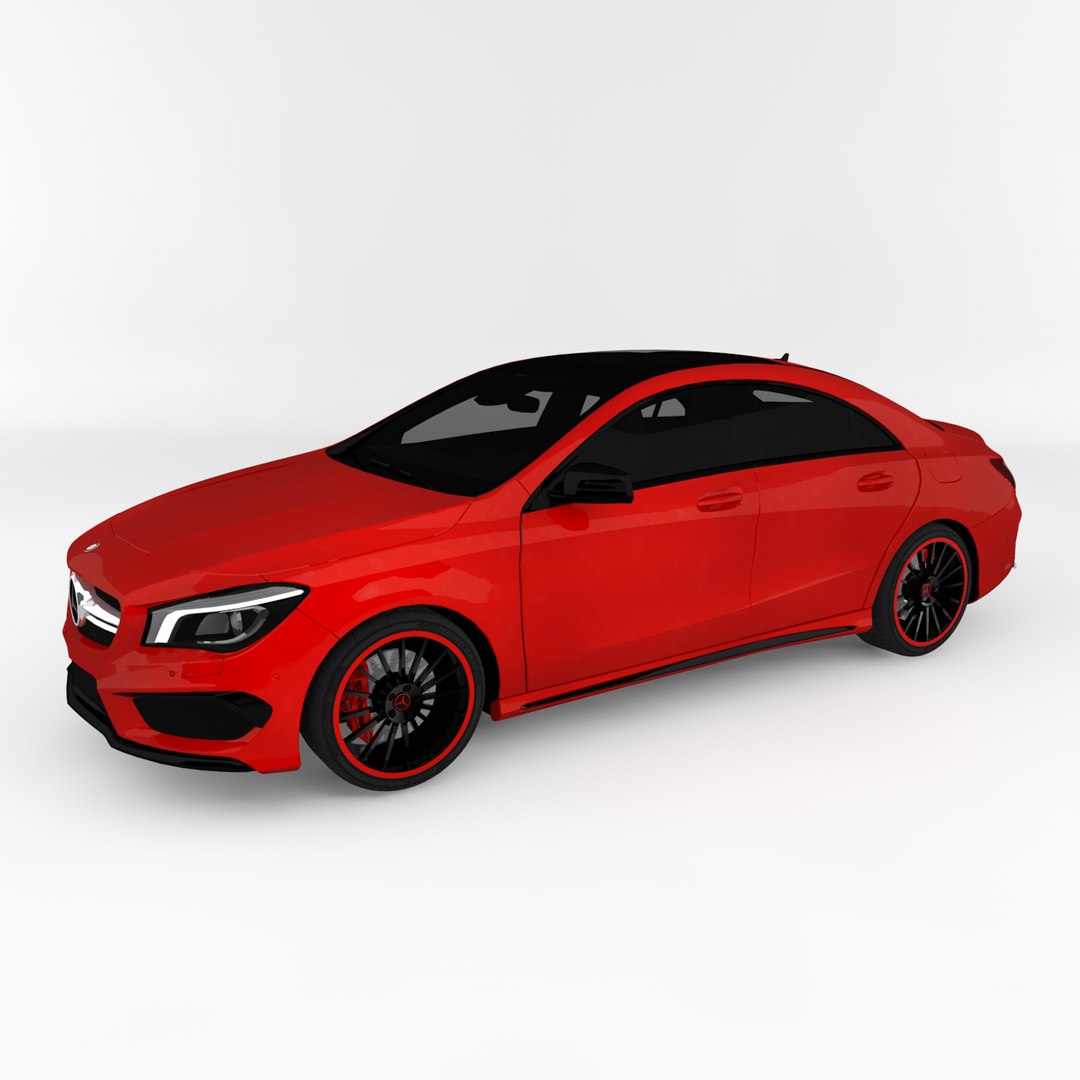 mercedes-benz cla45 amg 3d model