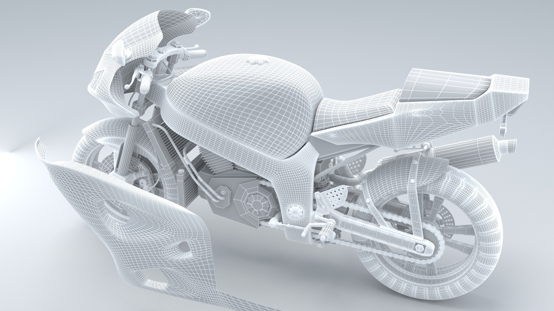 3D Motorcycle Model - TurboSquid 2064354