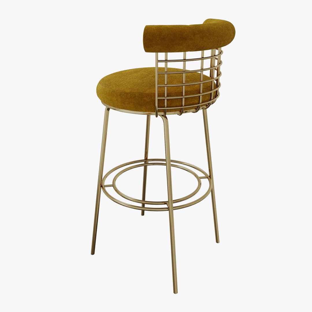 3D Bar Chair Berry model - TurboSquid 1977050