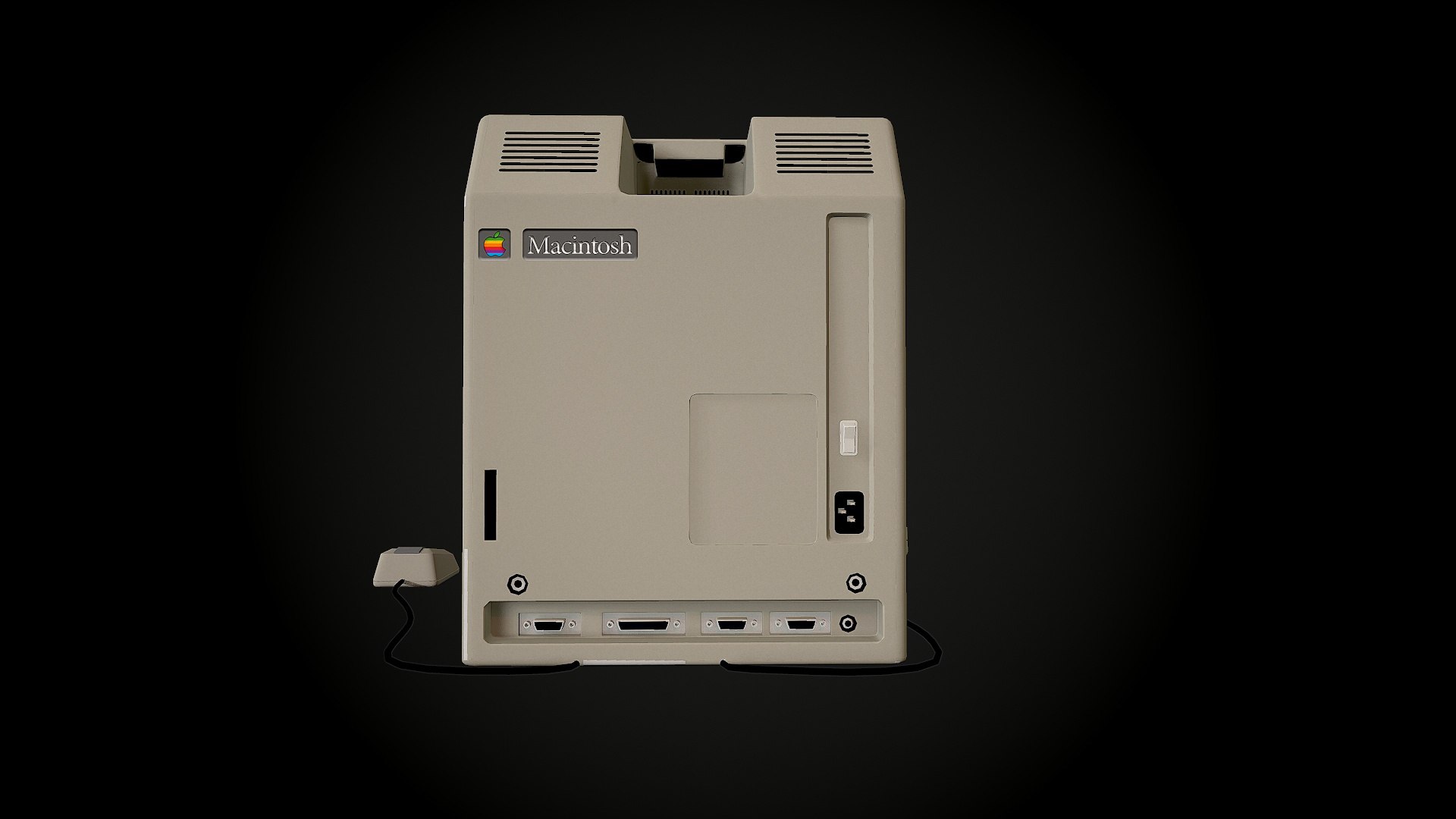 3D Retro Apple Computer - TurboSquid 1553754