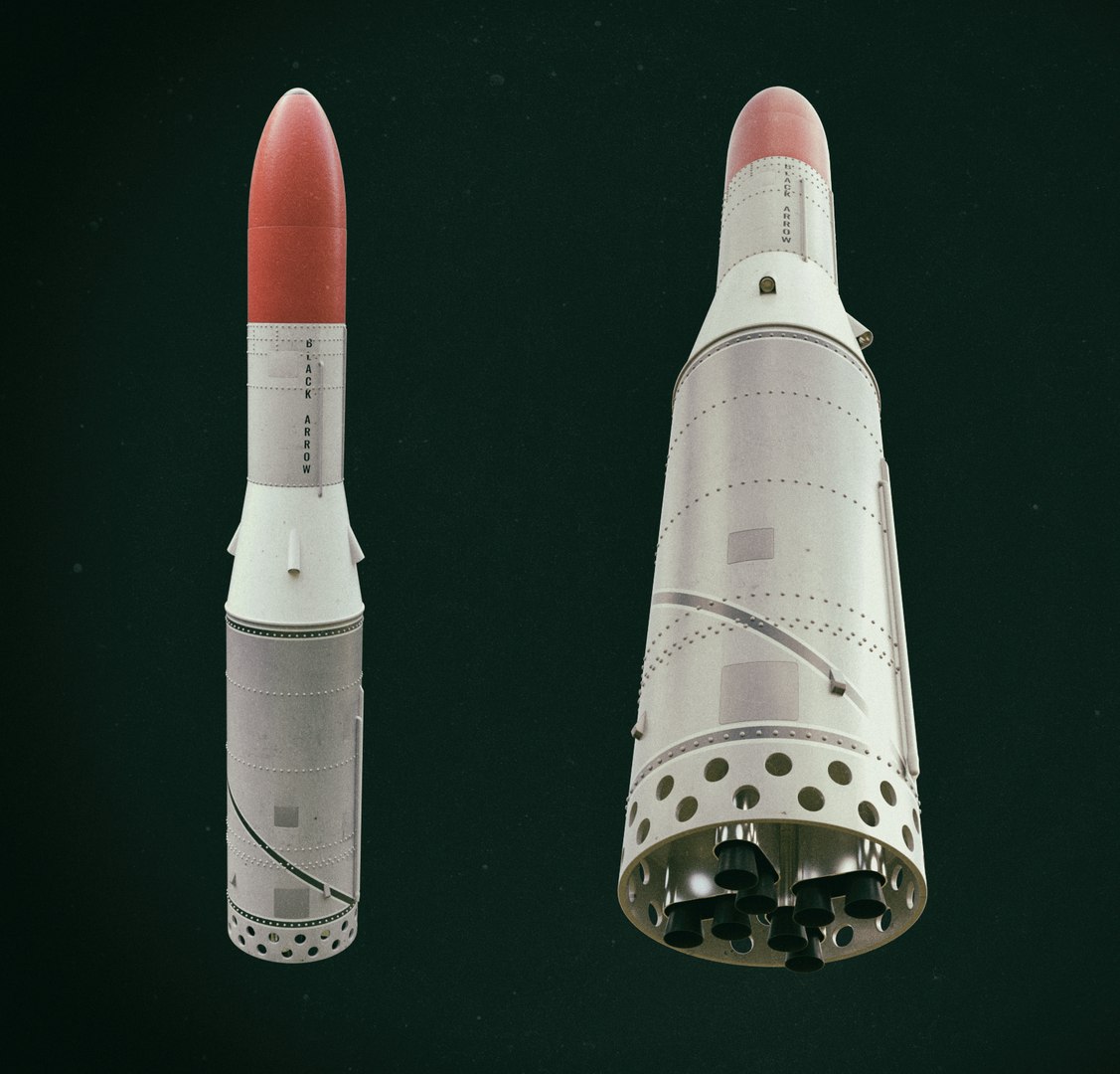 Black Arrow Rocket 3D Model | 1147395 | TurboSquid