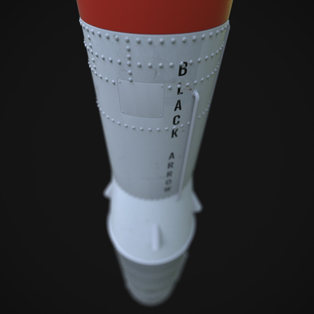 Black Arrow Rocket 3D Model | 1147395 | TurboSquid