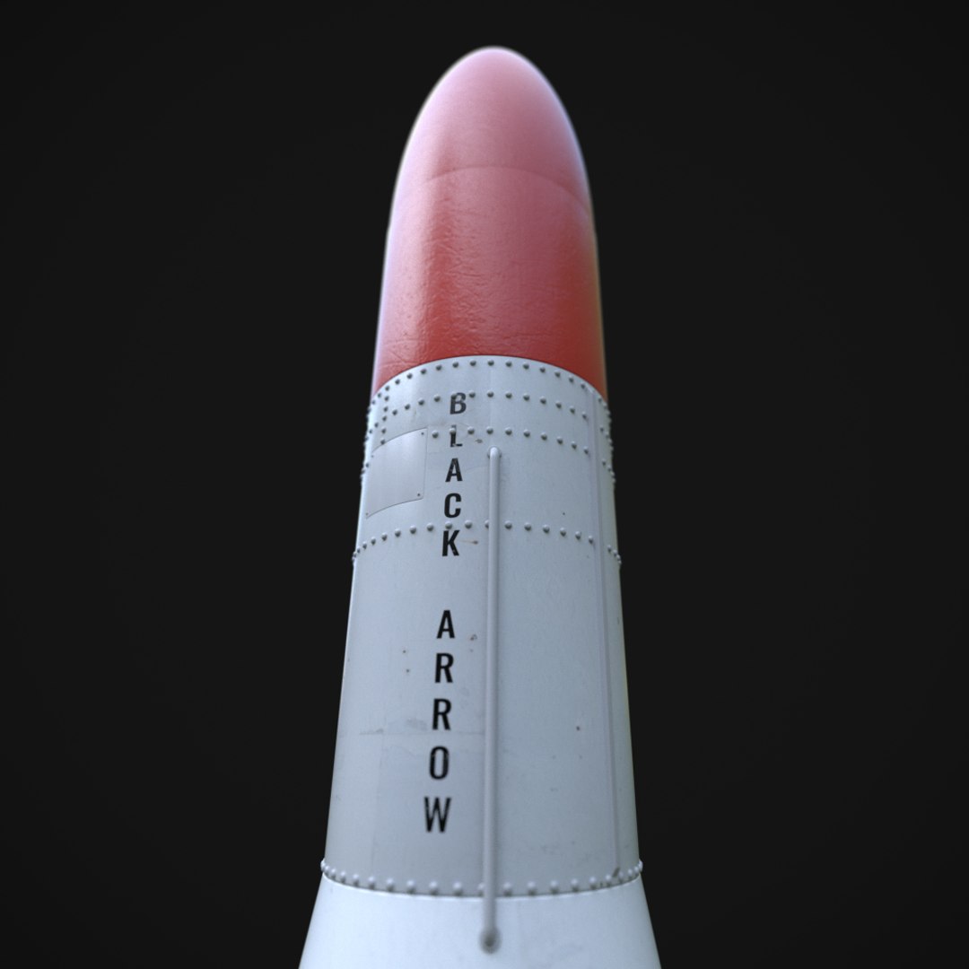 Black Arrow Rocket 3D Model | 1147395 | TurboSquid