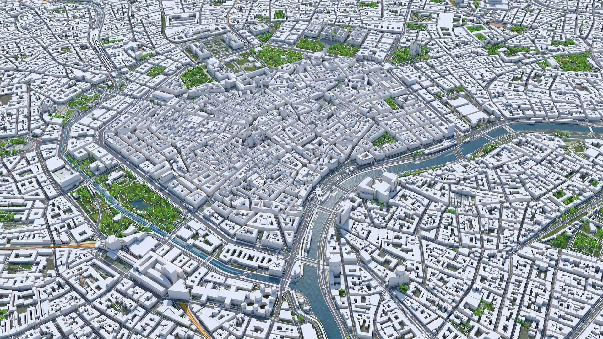 3D Vienna Downtown Austria model - TurboSquid 1990132