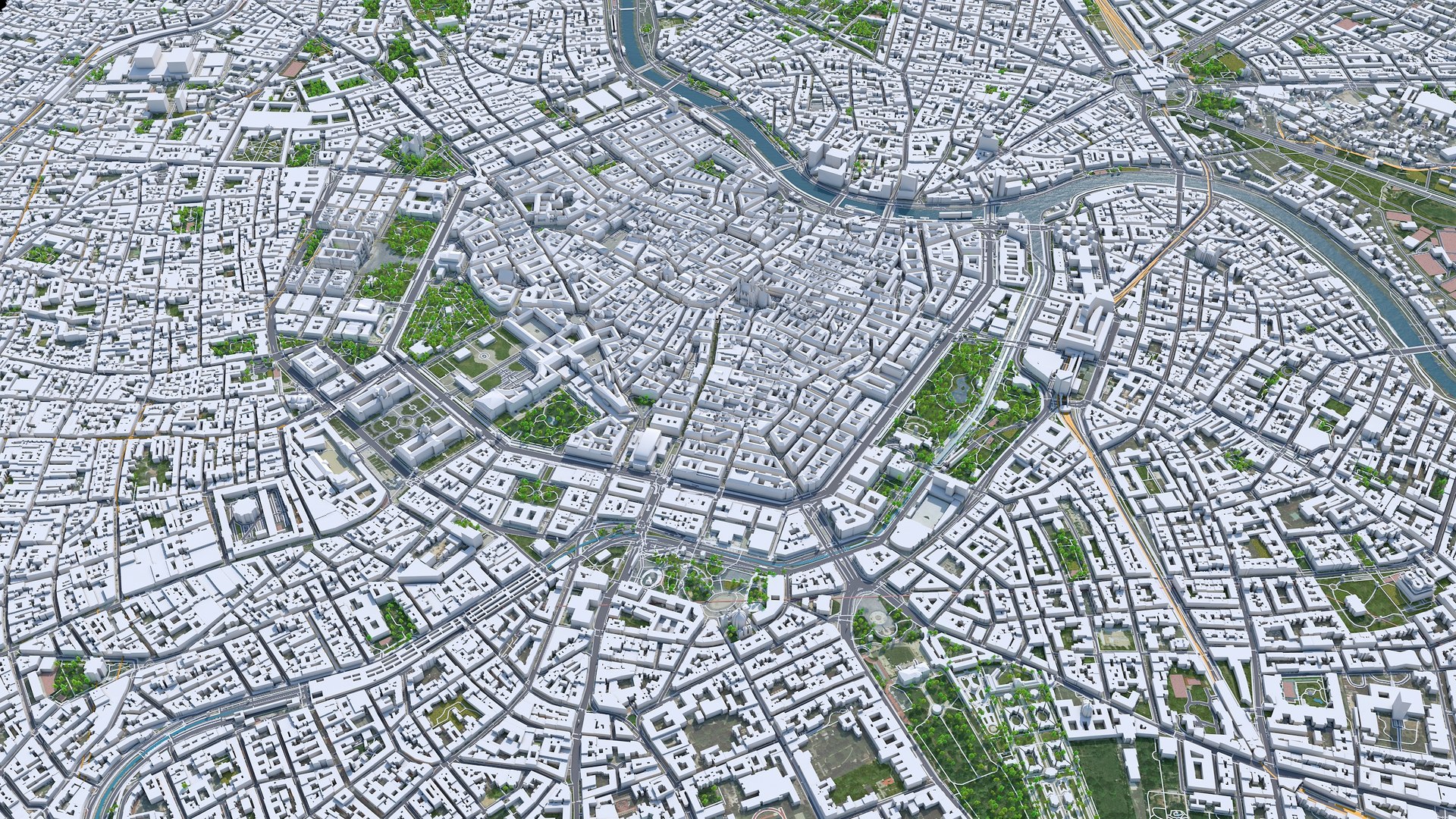 3D Vienna Downtown Austria model - TurboSquid 1990132
