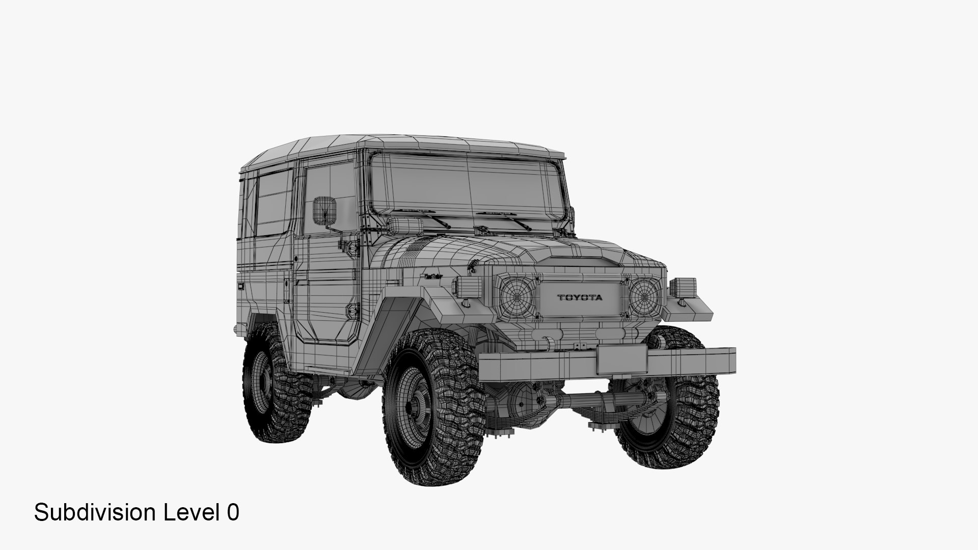 3D Model Toyota Land Cruiser FJ40 - TurboSquid 1771096