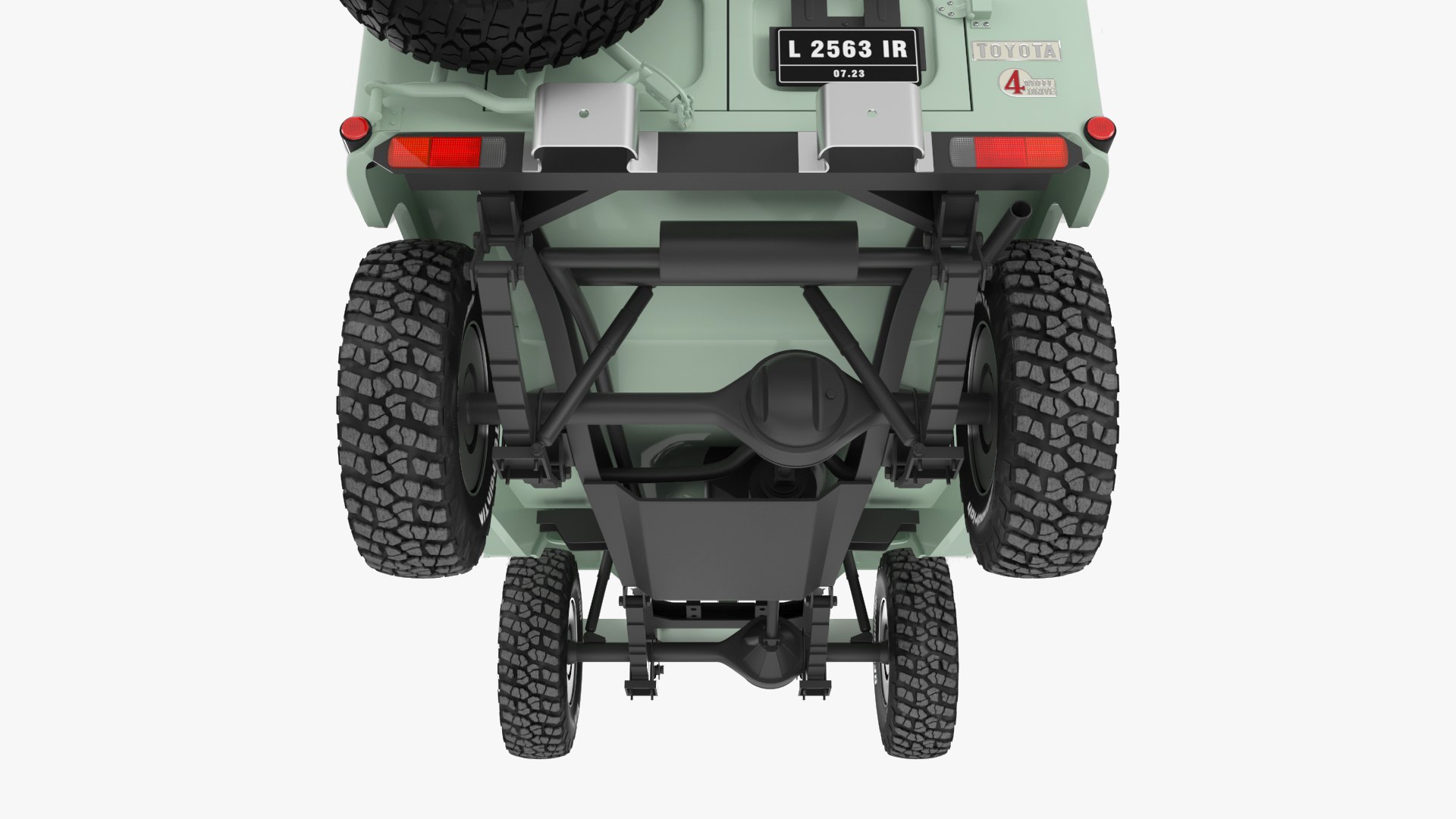 3D model Toyota Land Cruiser FJ40 - TurboSquid 1771096