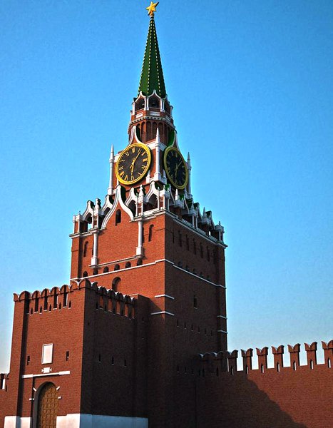 moscow kremlin spasskaya tower 3d model