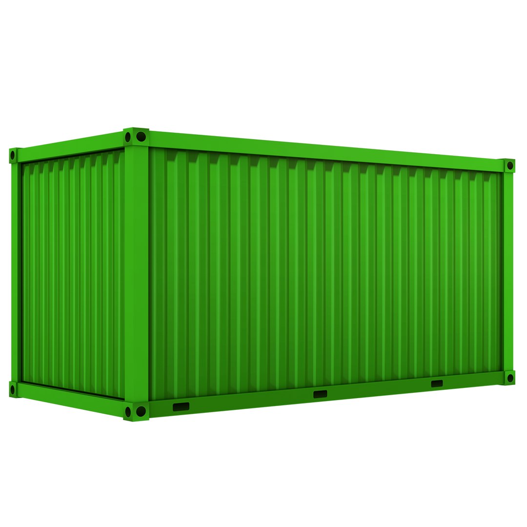 Modeled Cartoon Cargo Container 3D Model - TurboSquid 1474854