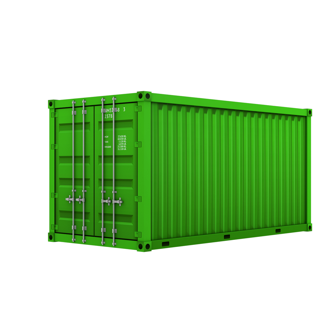 Modeled cartoon cargo container 3D model - TurboSquid 1474854