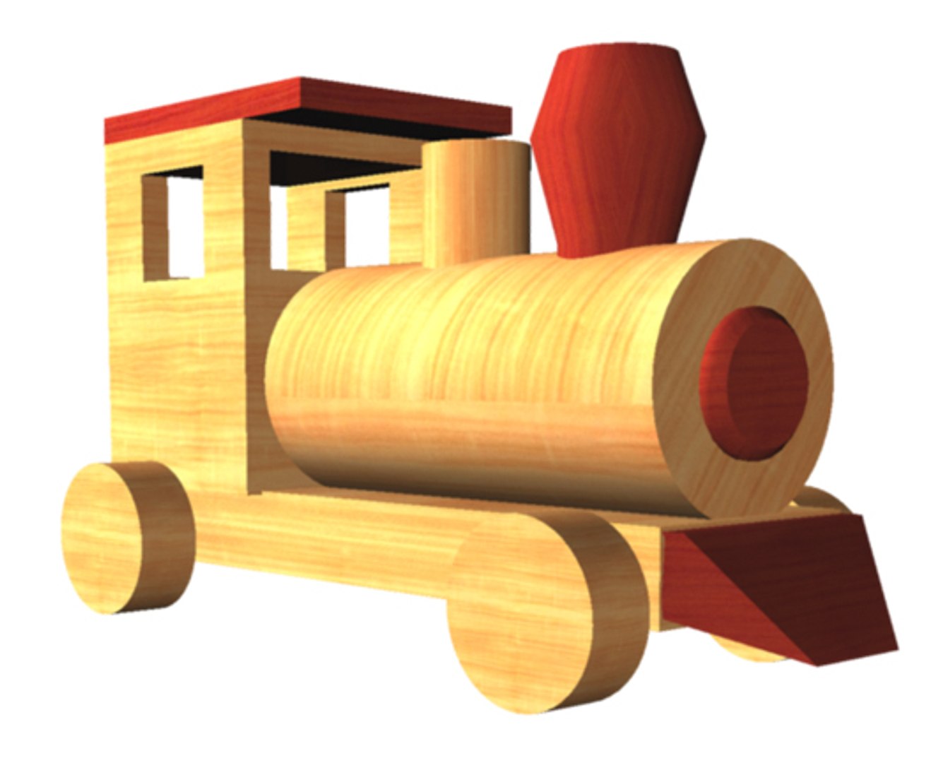 Toy Train Obj