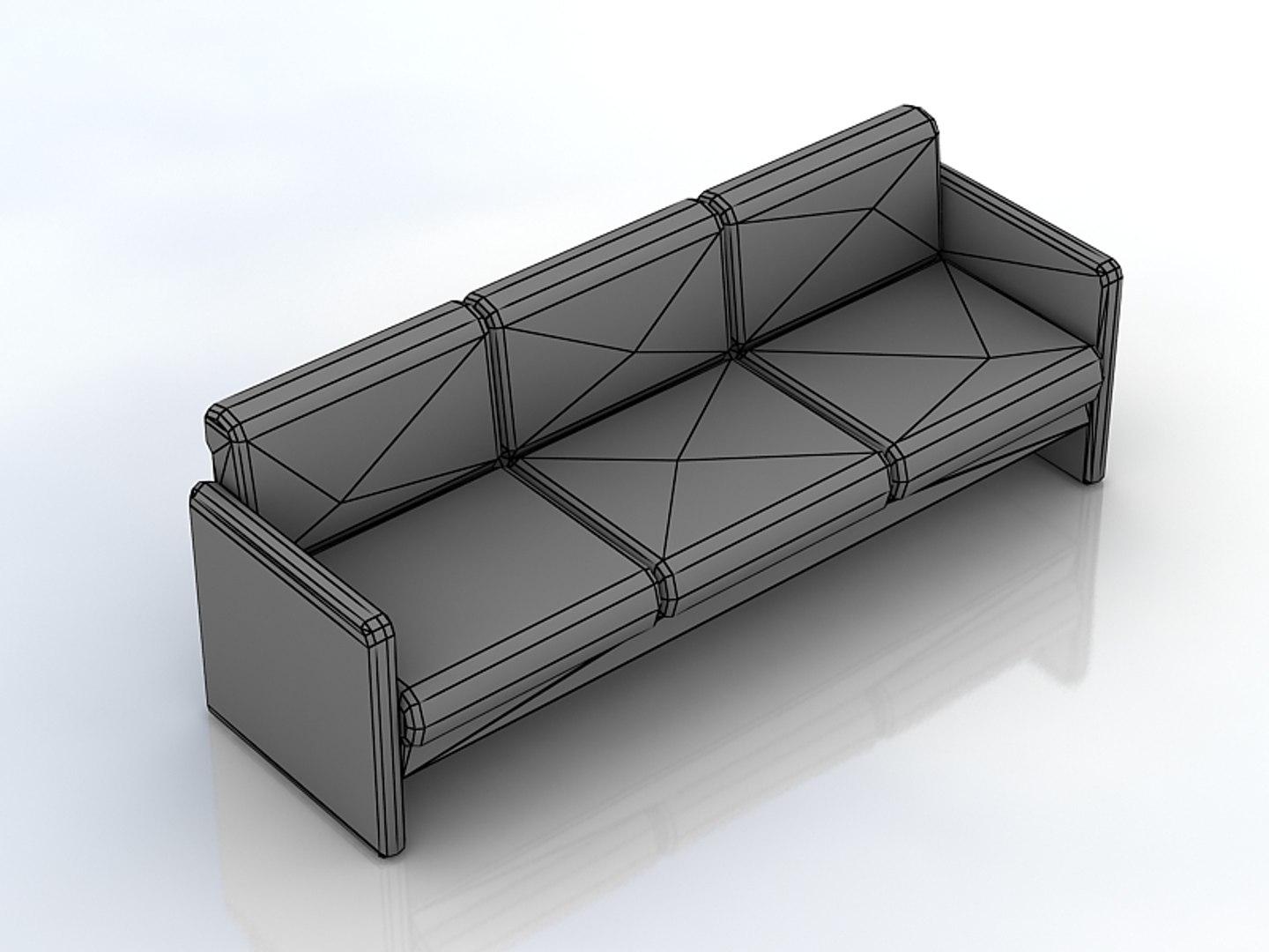 3d Sofa Rendering Model